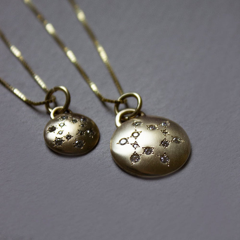 Gold Star Of David Necklace