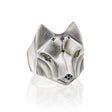 Blue Diamond Wolf Ring